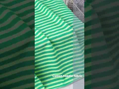 Healthy And Stylish Natural Breathable And Skin-Friendly Striped Material Fabric For T-Shirt