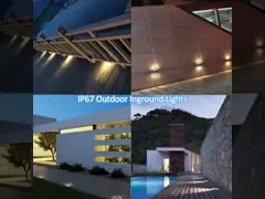 Customized  IP67 Waterproof 4 Side Emitting Spot Light Path Lights Waterproof LED Underground Light
