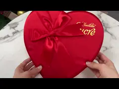 China Elegant Heart Shaped Chocolate Box Packaging Multi Compartment Gift Box for sale