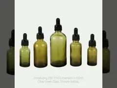 15ml 20ml 30ml 50ml 100ml Cosmetic Dropper Bottle Thick Dark Amber Glass Tincture Bottles