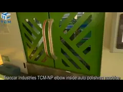 90 Degree Steel BPE Elbow Internal PLC Automatic Polishing Machine