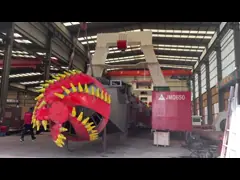 China Custom dredger cutter head 5 Blades 40 Pieces Teeth For Cutter Suction Dredger for sale