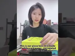 China Gold Foil Printing Takeaway Pizza Box Packaging 16 Inch Foldable Square for sale