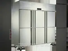 55/2000 Model D1.6L6 six-door luxury dual compressor upper and lower layer frozen refrigerator, size: 1840*700*1938