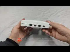 China ABS Flame Retardant Mini FTTx Fiber Optic Termination Box / 4 Port  Fiber Optical Patch Panel for sale