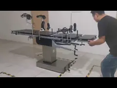 Ρυθμισμός ύψους Υδραυλικό χειρουργικό τραπέζι για χειρουργείο Ατσάλινα υλικά