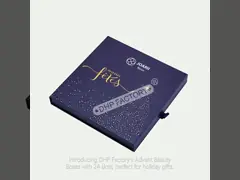 China Drawer Cardboard Box Skincare Packaging Boxes With Plastic And Paper Tray for sale