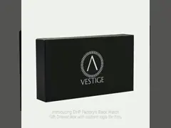 Black Watch Gift Drawer Box With Custom Logo For Him