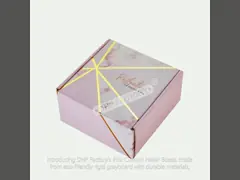 Robust Printed Empty Corrugated Gift Boxes Custom Made Shipping Boxes