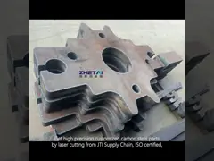 Customized carbon steel parts by Laser cutting