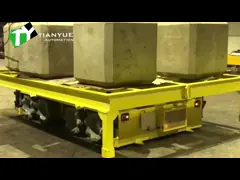 China Attitude Adjustment AGV Automated Guided Vehicle Engine Installation Work Platform Jacking for sale