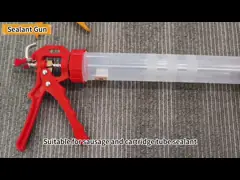 China 600ML 20oz Sausage Foil Pack Rtv Silicone Sealant Bulk Loading Ratchet Caulking Glue Gun for Sealant Application Needs for sale