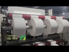 Carta adesiva a velo, trasferimento termico opaco, carta rivestita opaca, etichetta adesiva, in rotoli