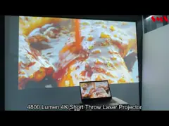 4800 루멘 단선 3LCD 레이저 4K 프로젝터 HDR10 비즈니스 시나리오에 적합한 고품질