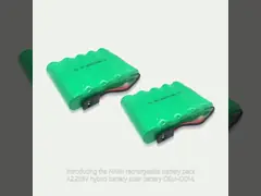NIMH Rechargeable Battery Pack AA2200 6V Hybrid Battery Solar Battery OEM ODM