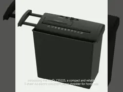 Piccolo 5 fogli A4 a strisce carta triturabile per ufficio interno per documenti di posta Staple CS522S