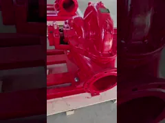 China Double Suction Horizontal Split Casing Pump Blue Split Case Fire Pump for sale