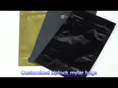 China Ziplock Weed Packaging Pouch 1/2 Oz Mylar  Bags Custom Logo for sale