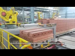 Scarico e imballaggio automatizzati in acciaio per il processo di fabbricazione di mattoni di argilla personalizzabili da Brictec