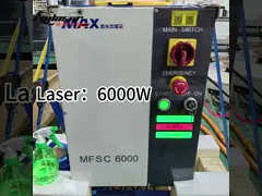 Fibra laser macchina di taglio del metallo 6000W per foglio di metallo
