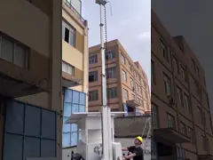 China Structural Stability Mobile Solar Light Tower High Brightness Lighting Trailer For Camping Lighting for sale