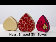 China Heart Shaped Gift Box With Heart Pattern Luxury Surprise Present Packaging For Birthday for sale
