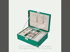 Elegante Schmuckgeschenkboxen mit großen Platz für Ringe und Ohrringe