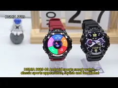 HGMIA S689 Sim Card 4G Smart Watch con pantalla AMOLED de 1.508 pulgadas con doble cámara