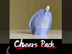 China Custom Side Spout Pouch For Hand Soap Shampoo Dishwashing Liquid Detergent Packaging Liquid Doypack Bag for sale