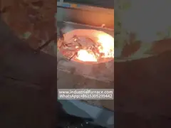Aluminum chip vortex whirlpool aluminum melting furnace