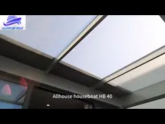 China 4.0m Width House Boat Luxury Floating The Perfect Way to Experience Water Luxury with Loved Ones for sale