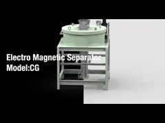 Separatore magnetico di polvere di ferro ad alta efficienza elettromagnetica a micrometro