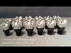 China Perforación de pozos de agua con cabeza de diamante PDC Cortadoras para minería de carbón Perforación geológica en venta