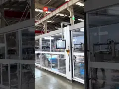 China Customized 80 Packs Per Minute Single And Double Layer Stacking Half Tray And Film Shrink Wrapper Packing Machine For MARS for sale