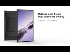 Cina 55" Acque resistenti per la pubblicità all'aperto schermo televisivo alta luminosità evento sottile video display muro montaggio pannello LCD segnale cartellone in vendita