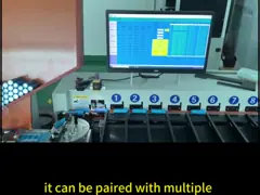 China Scan Code Computer Screen Battery Cell Sorter 10 Channel 18650 Cylindrical Battery Sorting Machine for sale