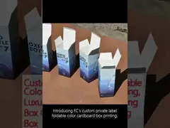 China Factory Customized Logo Color Printing Water Cup Thermos Cup Box Folding Gift Box Jewelry Packaging For Aromatherapy Candle Paper Box for sale