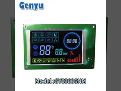 VA LCD Segment Display Module Chip On Board Color Icons 5.0V High Contrast