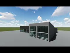 China Light Steel House Construction Prefab Metal Office Buildings Steel Structure Earthquake Resistant for sale