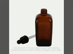 Olive Green Glass Tincture Bottles Essential Oil Glass Dropper Bottles 5ml 10ml 15ml 20ml 30ml