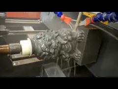 China Stone Lion Three Dimensional Stone Carving Machine Four Axis for sale