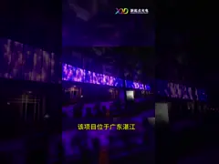 schermo a rete LED trasparente quadrato P55 RGB per sfondo interno esterno