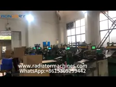 aluminum fin making machine for heat exchangers cooler turbulator fins