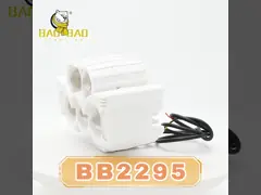 White Case Red Blue Plastic Project Light White Yellow Flashing Motorcycle Fog Light