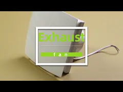 Wandvenster-uitlaatventilator