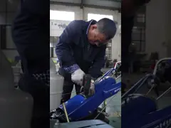 China Walking Tractor Winch 60KN Mechanical Power Transmission Line Traction for sale