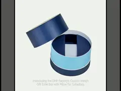 Elegant Custom Watch Box Packaging Cardboard Tube Gift Box With Pillow