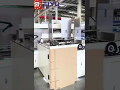 Customized Low Speed Drop Type Wrap Around Packer For Saudi Arabia Bottled Water Production Line