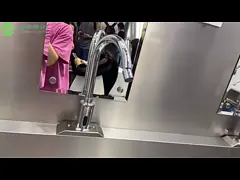 Multi Station Stainless Steel Clinical Wash Hand Basin with Sensor Faucet