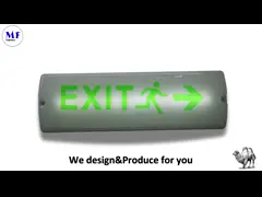 China LED Emergency Light ABS Housing DIP Switch Battery Backup Multiple Battery Optional For Harsh Environments for sale